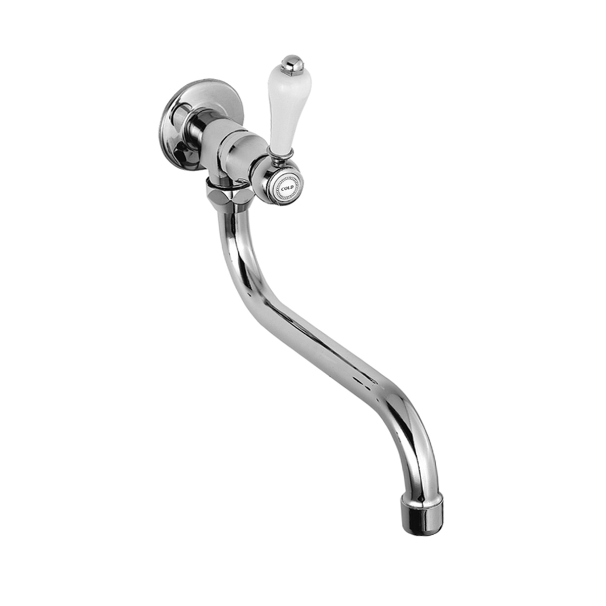 Bruma Clássico Bateria kuchenna ścienna jednoramienna Chrom 1184200CR