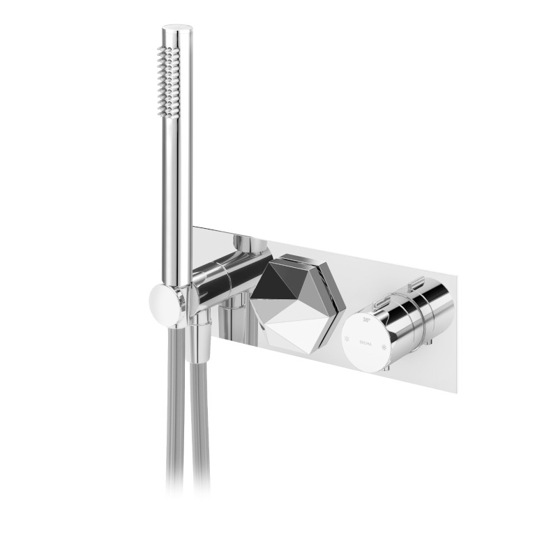 Bruma Utopia Bateria natryskowa podtynkowa 2-drożna Chrom 1832021CR